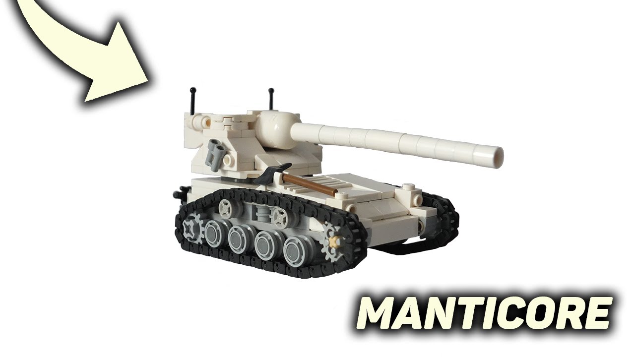 LEGO Manticore from World Of Tanks | Fast Build - YouTube