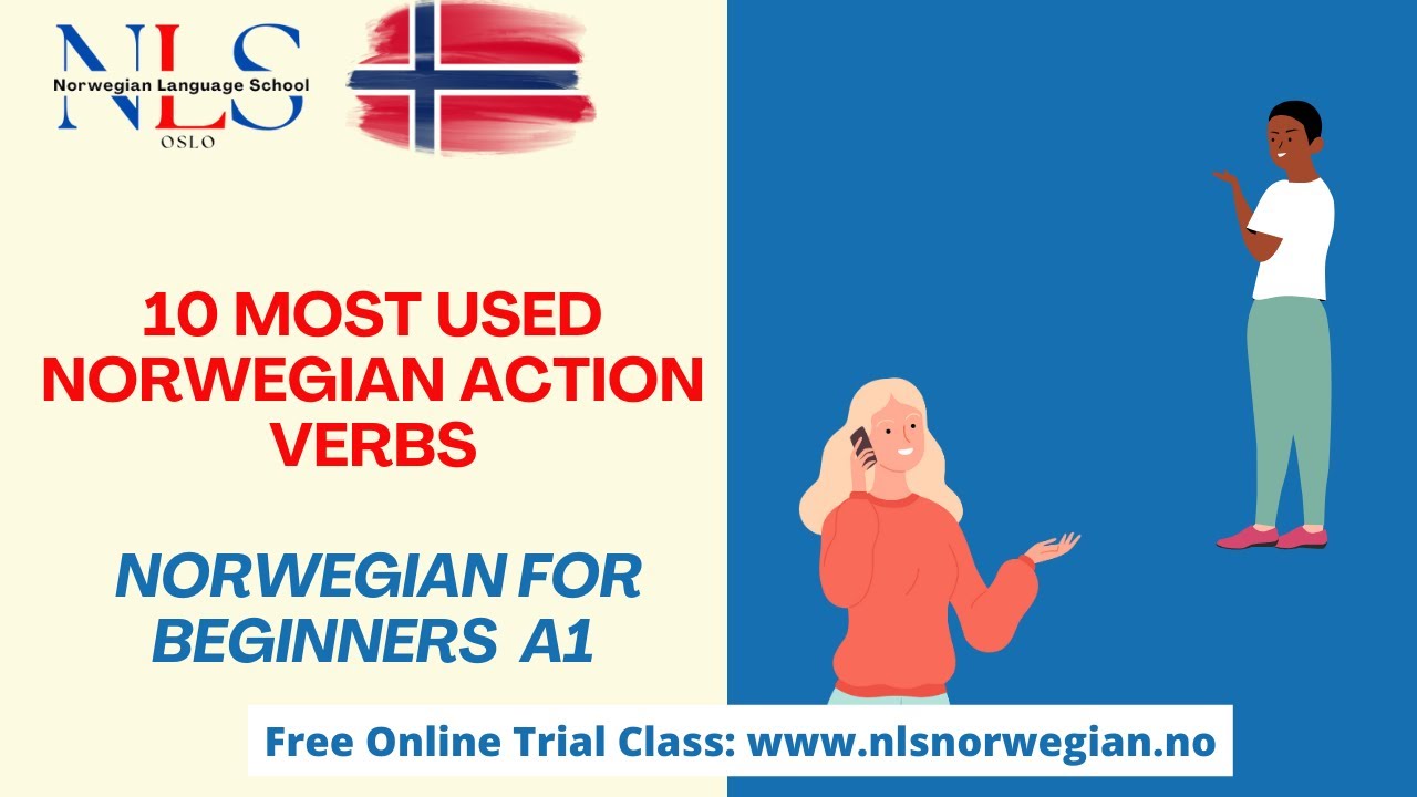 Learn Norwegian | 10 Most Used Norwegian Action Verbs | Episode 210 ...
