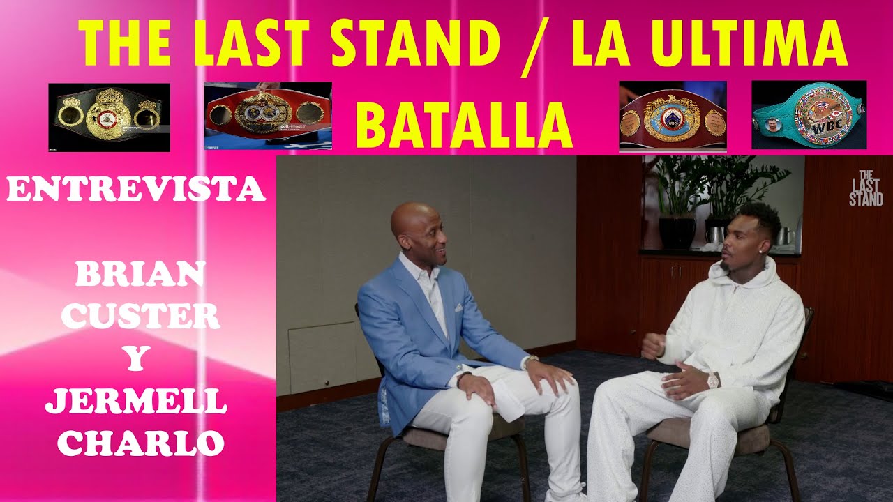 LA EXTREVISTA DEL PRESENTADOR BRIAN CUSTER A JERMELL CHARLO QUE FUE LO QUE DIJO JERMELL CHARLO ...