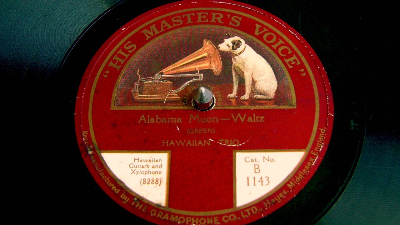 Hawaiian Trio - Alabama moon - 1920 - YouTube