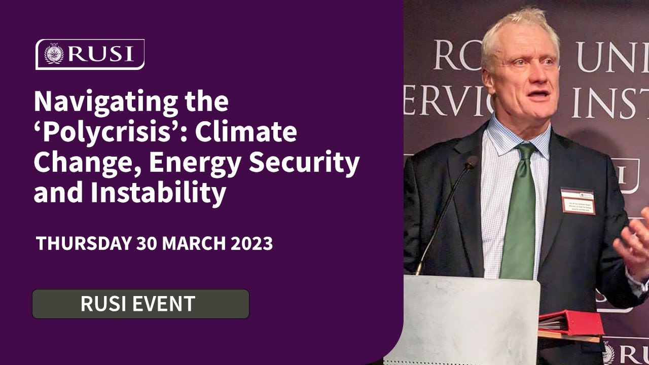 Navigating the ‘Polycrisis’: Climate Change, Energy Security and ...