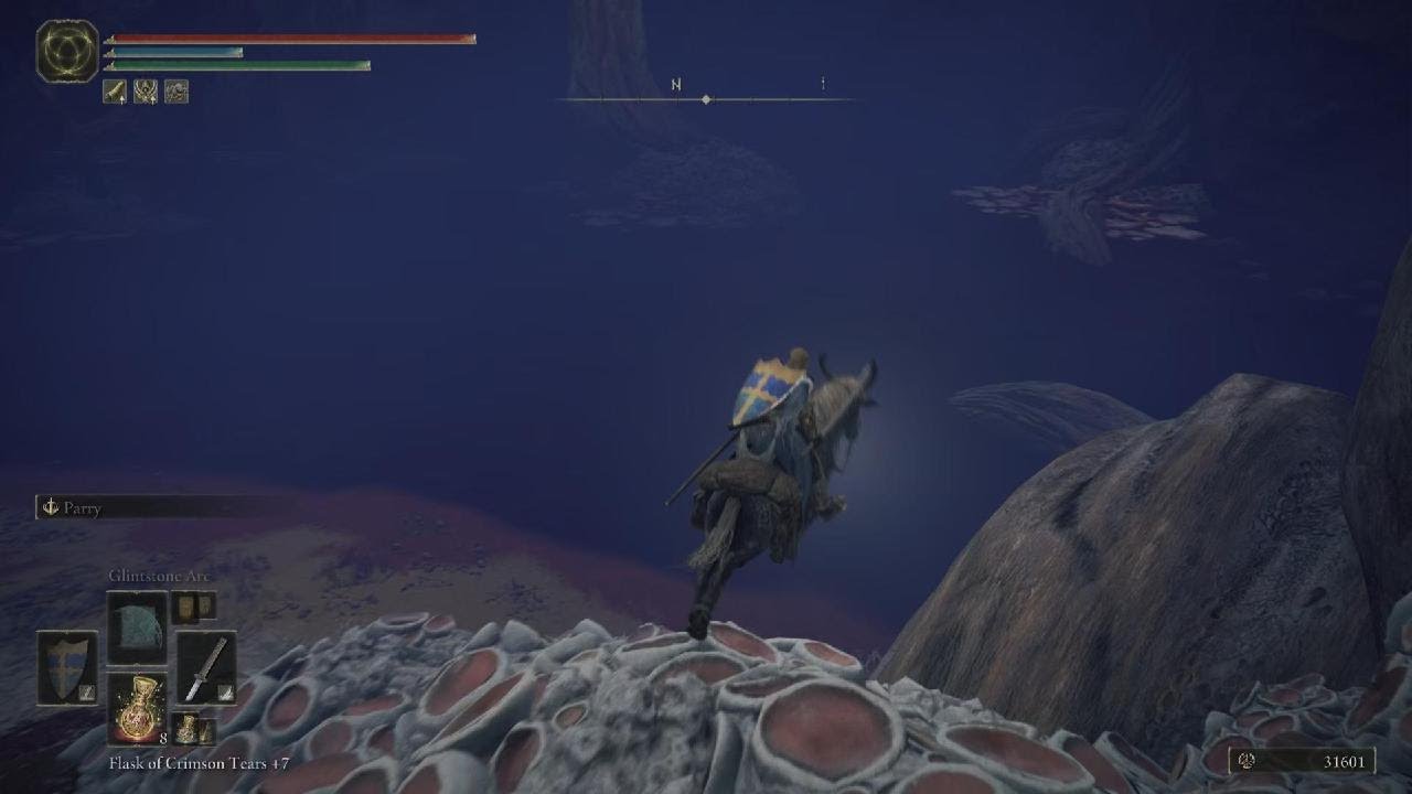 ELDEN RING Caelid Aeonian Swamp South Weapon Drop Cleanrot Spear - YouTube