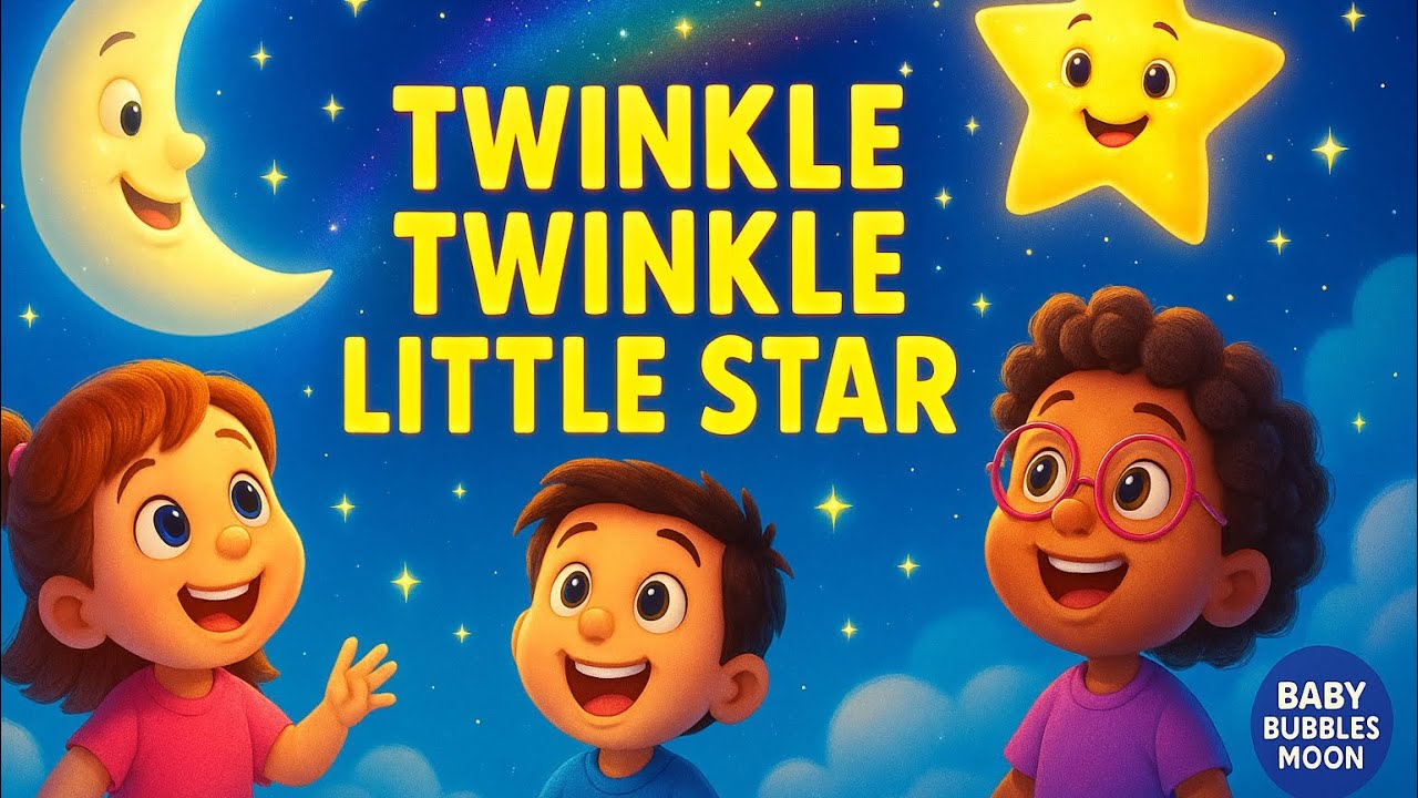 🌟 Twinkle Twinkle Little Star | Baby Bubbles | Magical Bedtime Lullaby ...