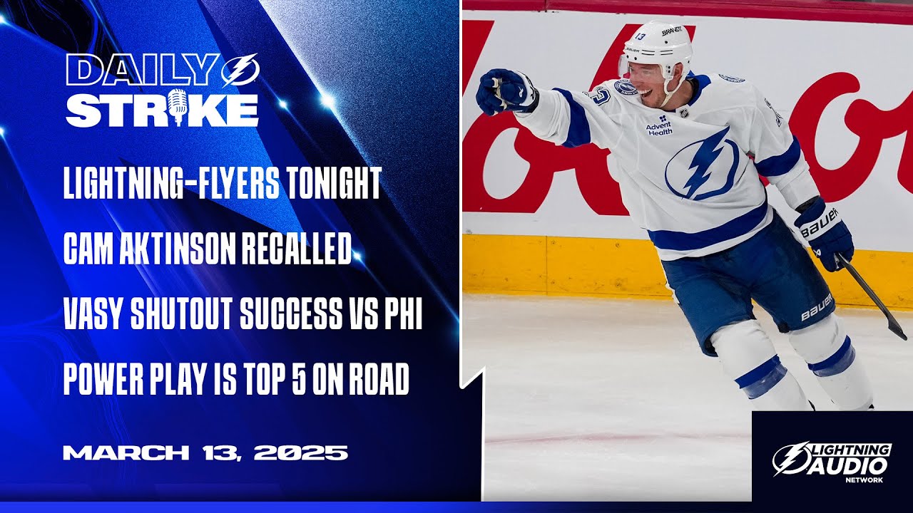 Lightning In Philly Looking To End 2-Game Skid - YouTube
