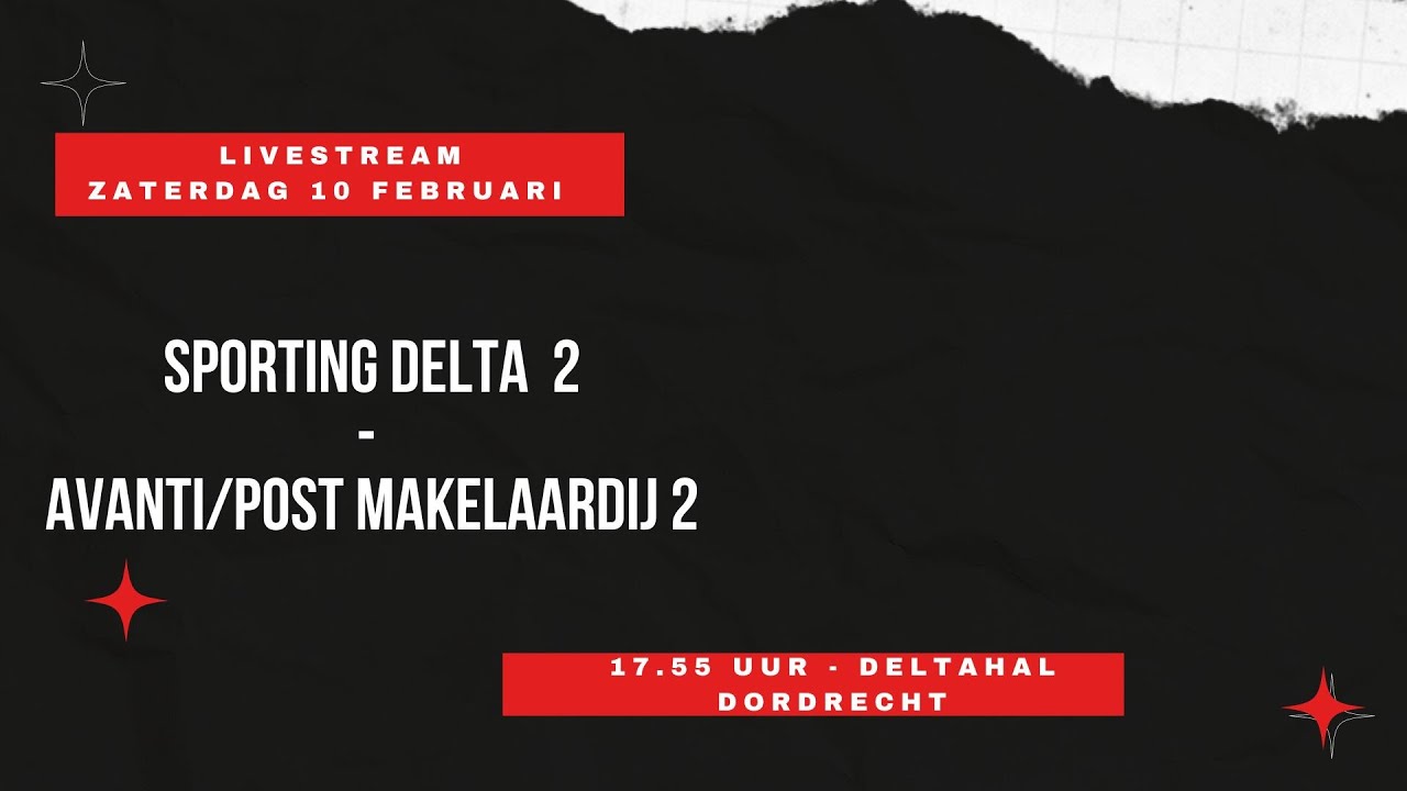 Sporting Delta 2 - Avanti/Post Makelaardij 2 - YouTube