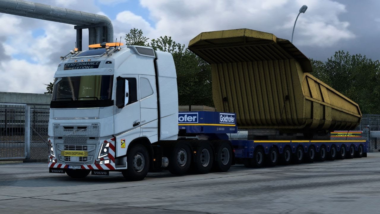 ETS 2 | VOLVO FH 16 750hp | ABNORMAL TRANSPORT | LOGITECH G29 - YouTube