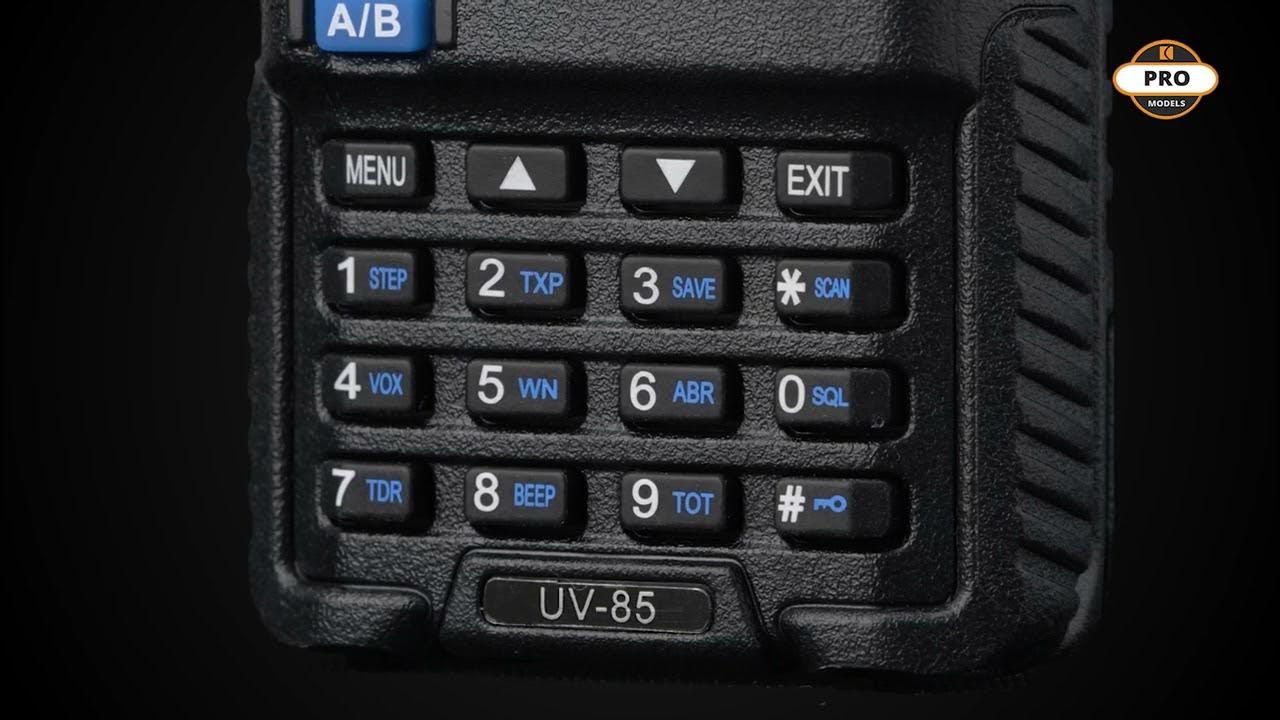 Cignus UV 85 Two way radio - YouTube