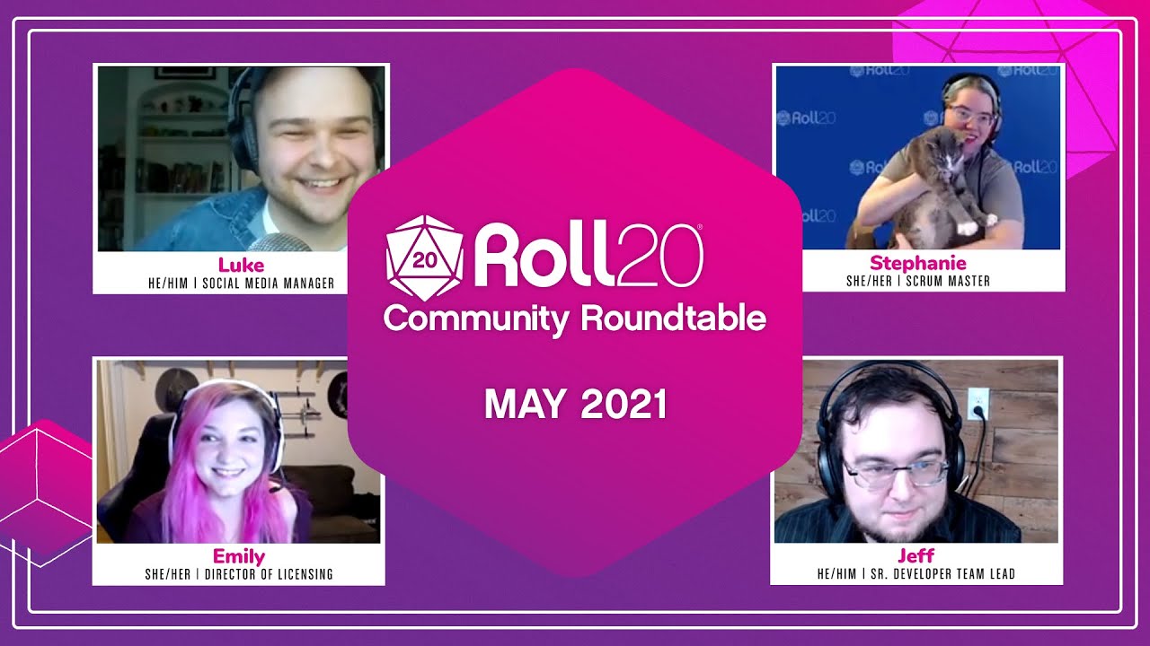 Roll20 Community Roundtable | Q&A [05.13.2021] - YouTube