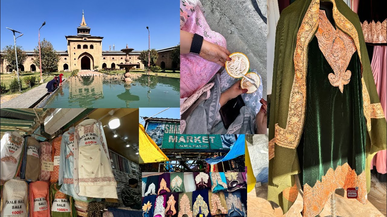 Jamia Masjid ||Market|| Srinagar Kashmir suits,bags,abayas much more in ...