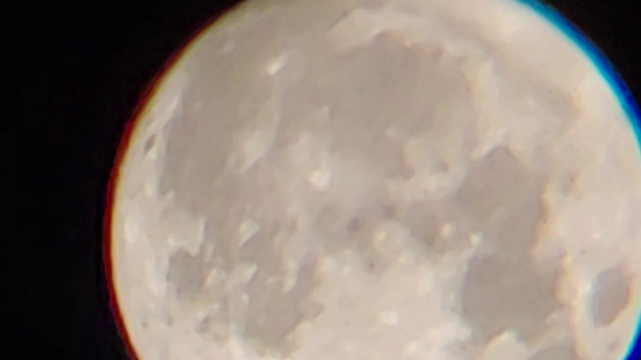 LENS 18x -180X Test Moon FHD 60FPS / LG V40 - YouTube