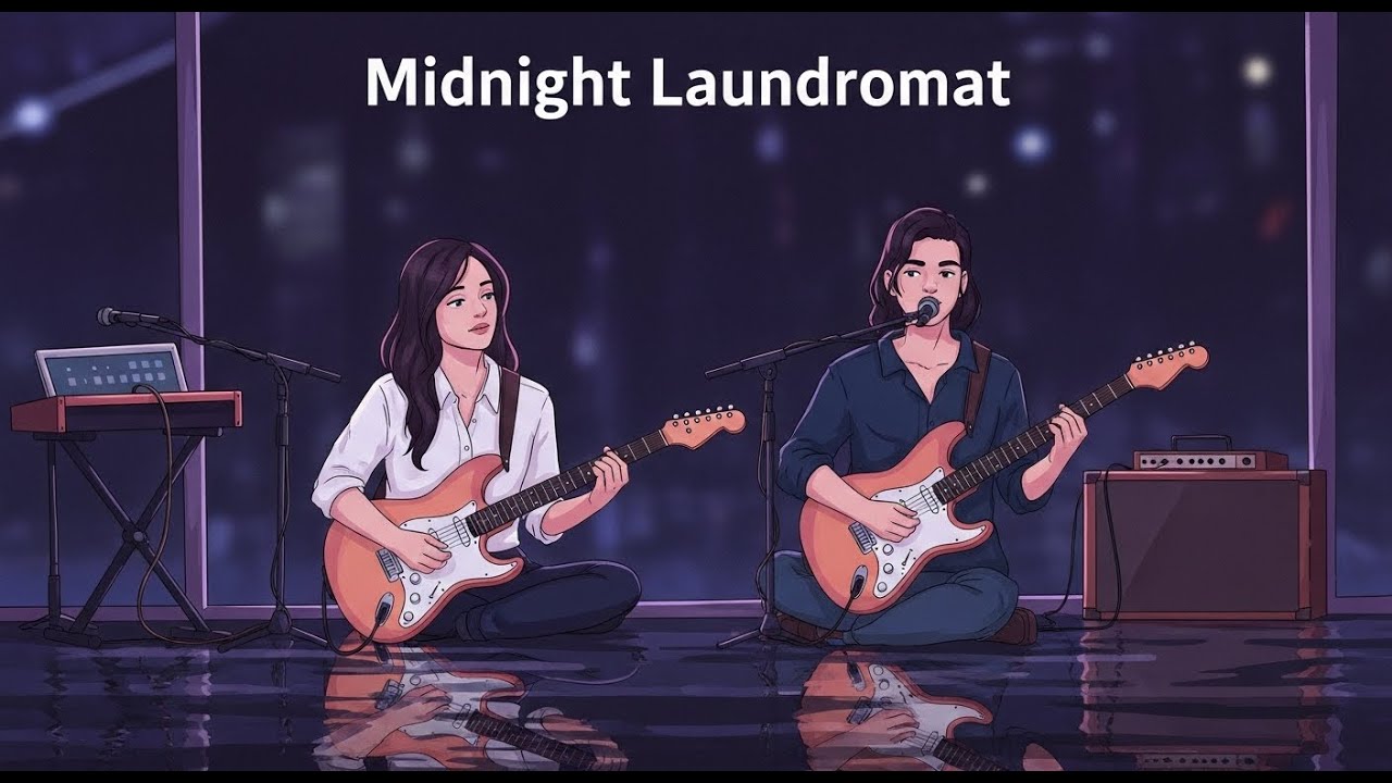 Midnight Session: Indie Alternative Rock Duo in a Cityscape Dream - YouTube