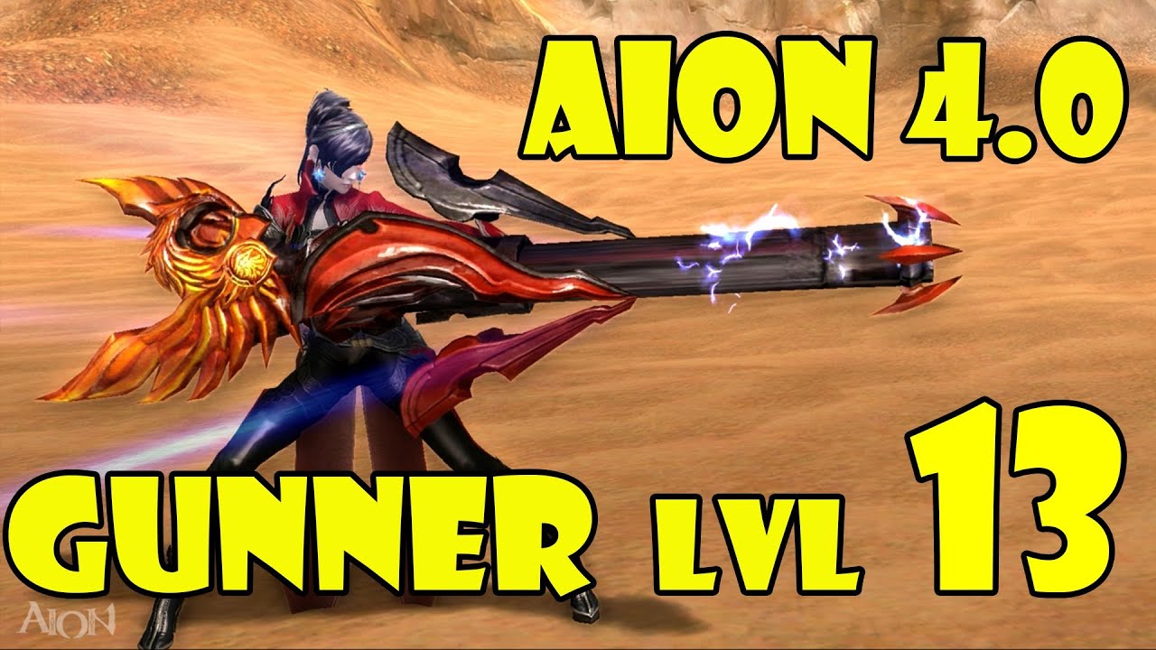 AioN 4.0 - Gunner Gameplay / Skills Level 13 - YouTube