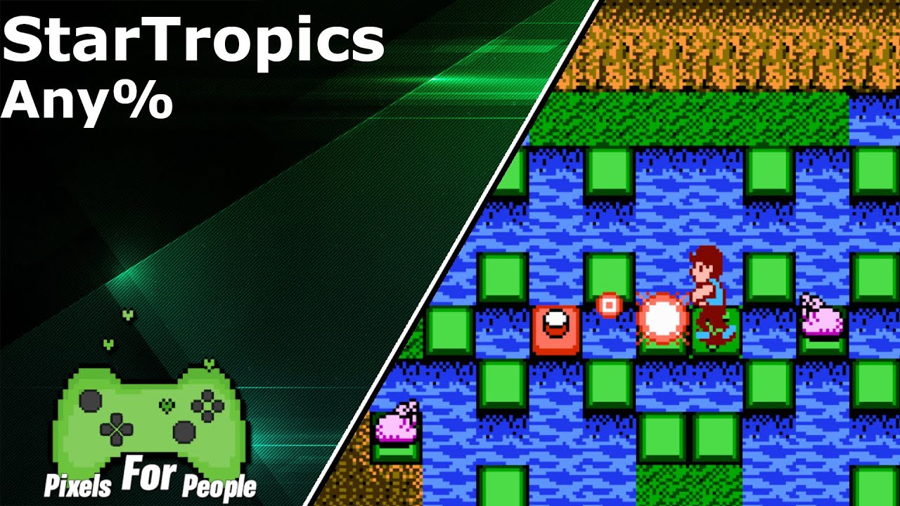 Pixels for People 2023 - StarTropics (Any%) by BugDr - YouTube