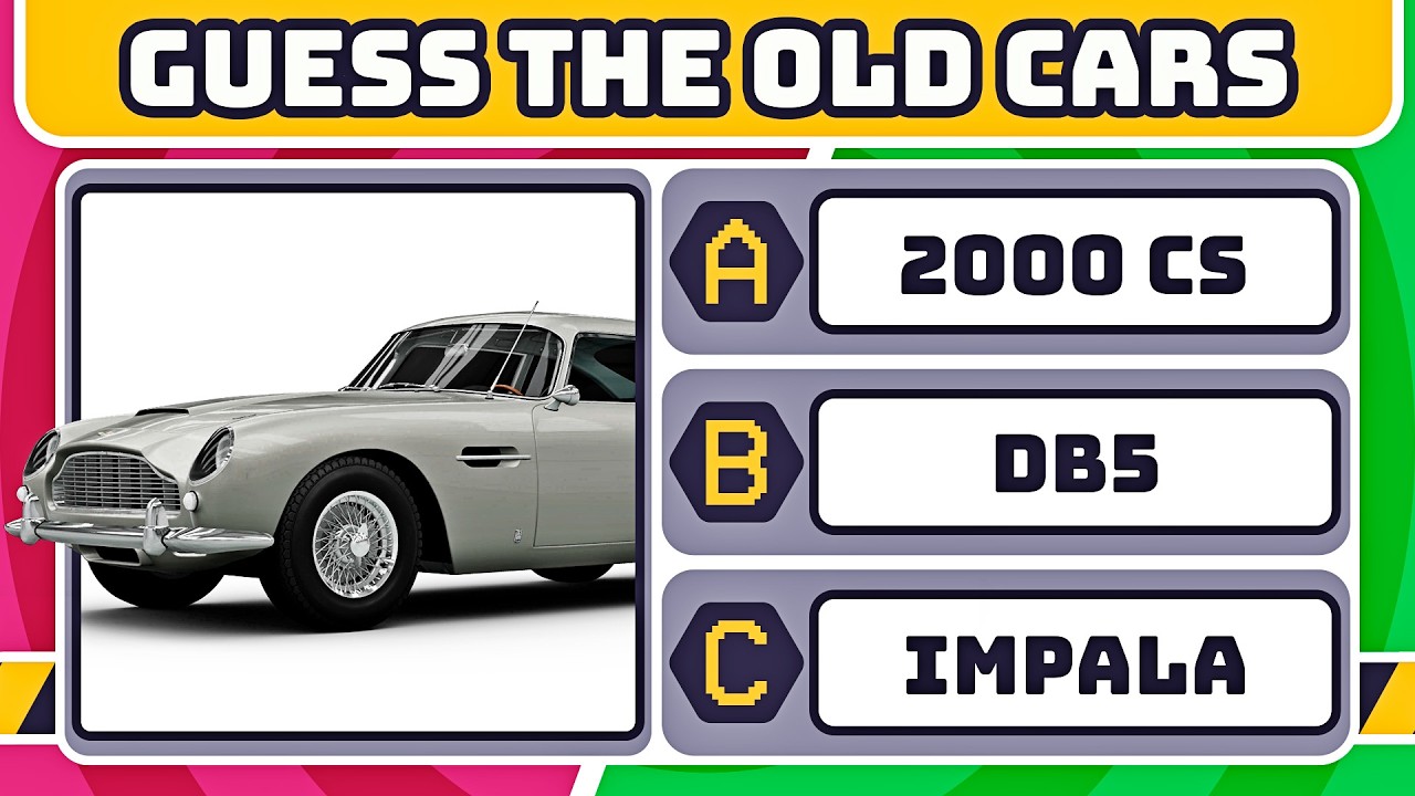 ☢️ 🚗 GUESS THE CLASSIC CAR | How many cars can you guess right? | 🤖 # ...
