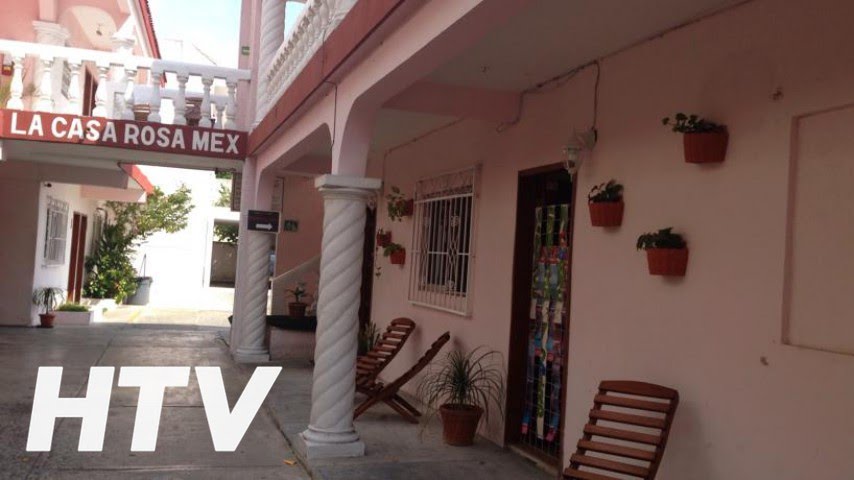 Casa Rosa Mex, Posada en Playa del Carmen - YouTube