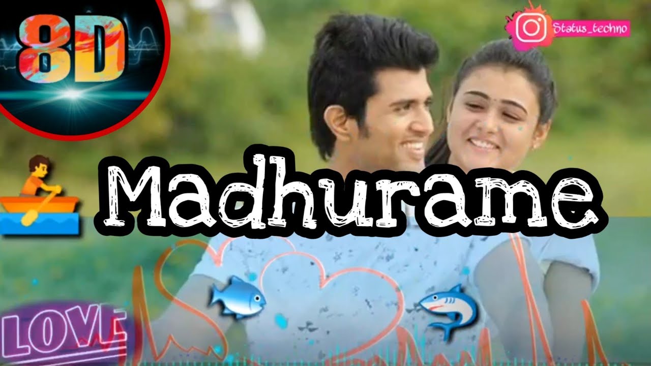 Madhurame 8d song | 8d Adithya varma Audio | StatusTechno8d surrounded ...