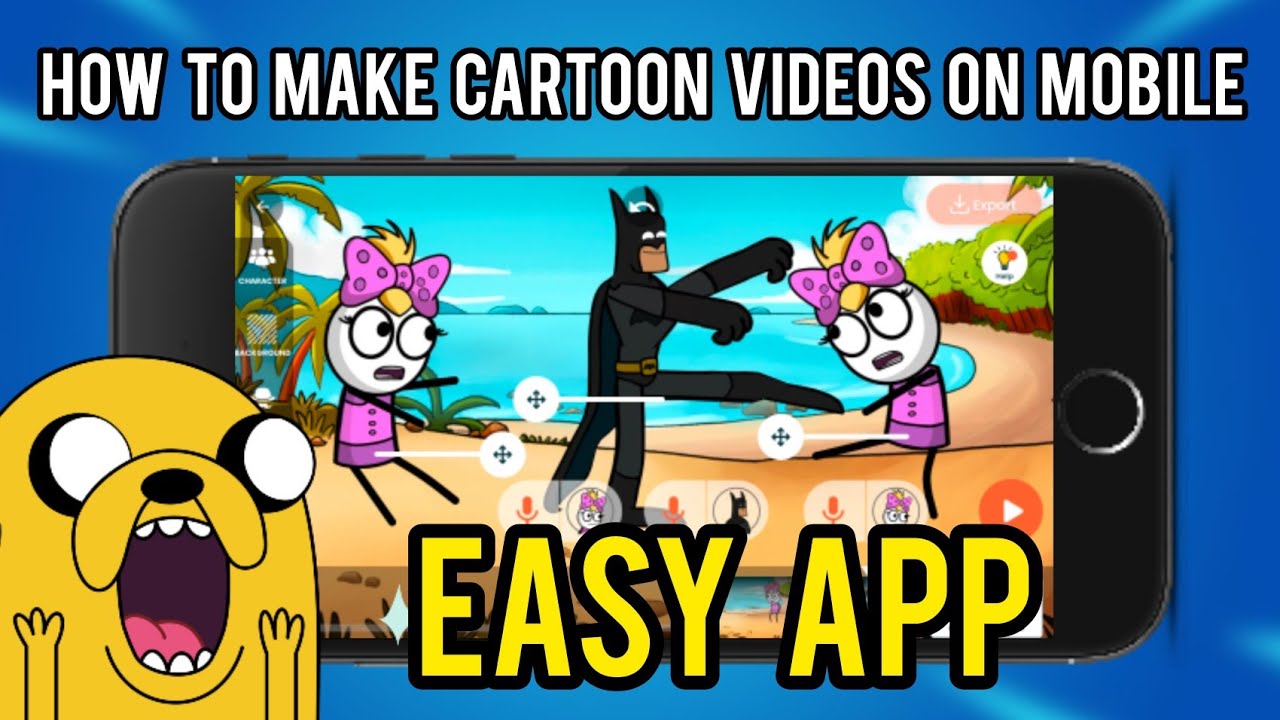 How To Make 3D Animated Cartoon Videos With Mobile | Make Animated ...