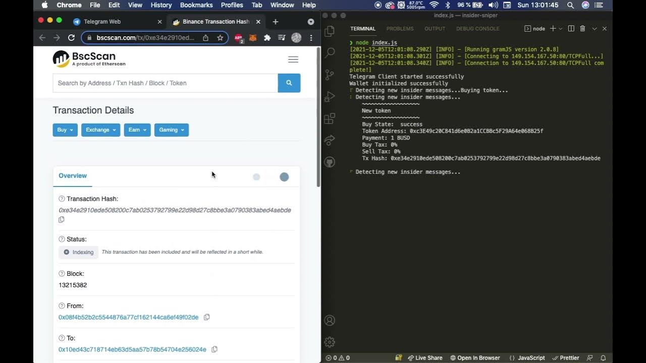 CMC Insider Sniper Bot - YouTube