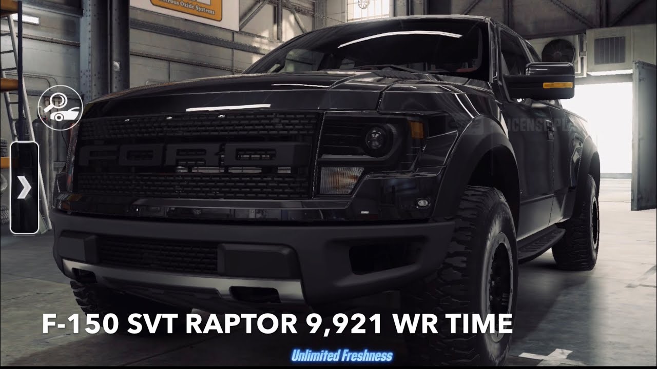 CSR2 F-150 SVT RAPTOR,SHIFT/TUNE 9,921 WR (SCREENSHOTS & SLOW MOTION ...