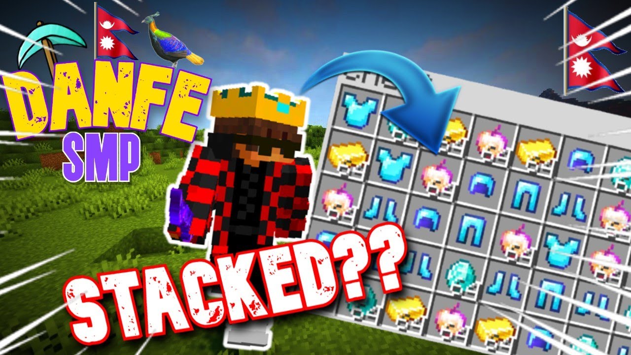 I Became The Stacked Player In This Nepali Lifesteal Smp | Danfe SMP S2 ...