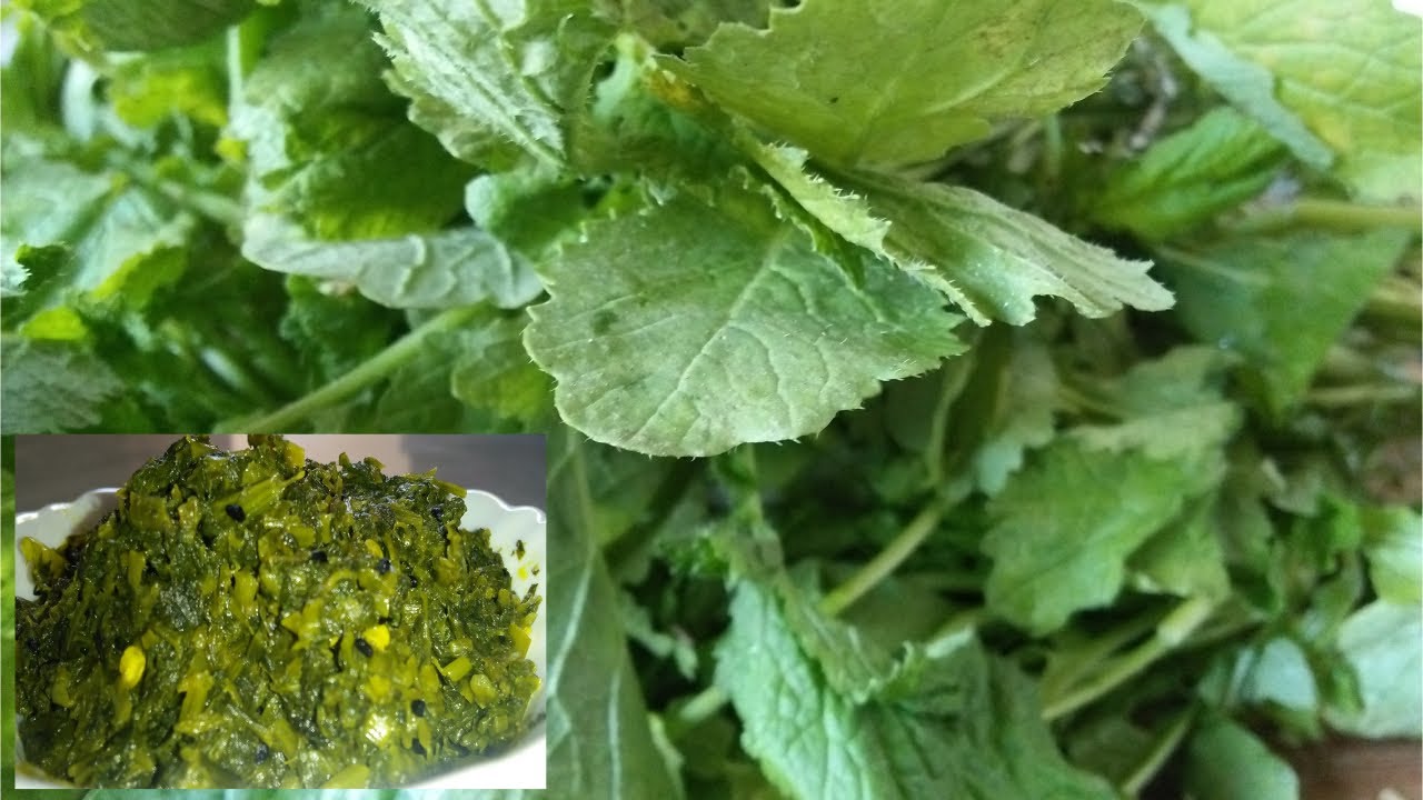 Shorshe Shakh Bhaja Recipe | Fried Mustard Green Recipe | Shorshe Shakh ...
