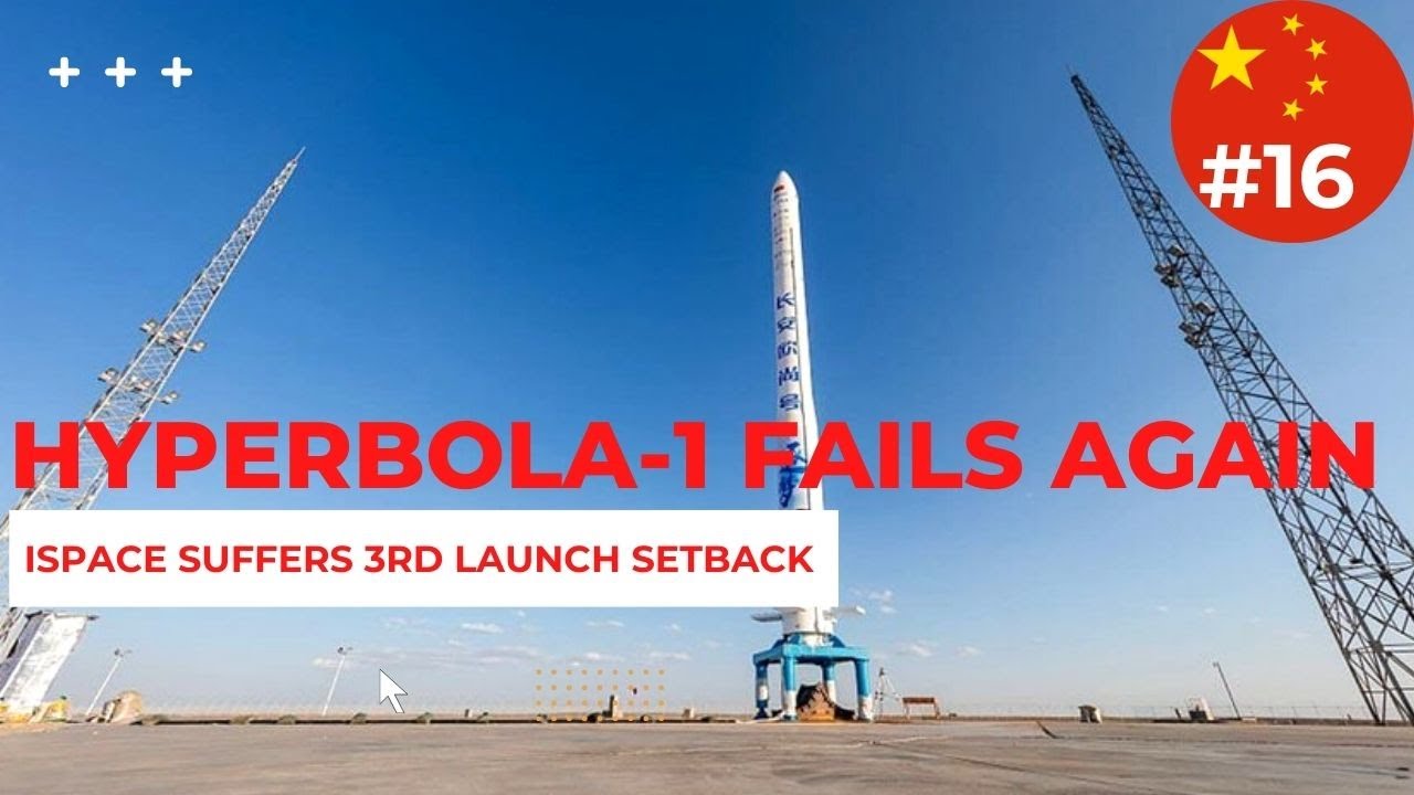Hyperbola-1 rocket of Chinese private firm iSpace suffers another failure - YouTube