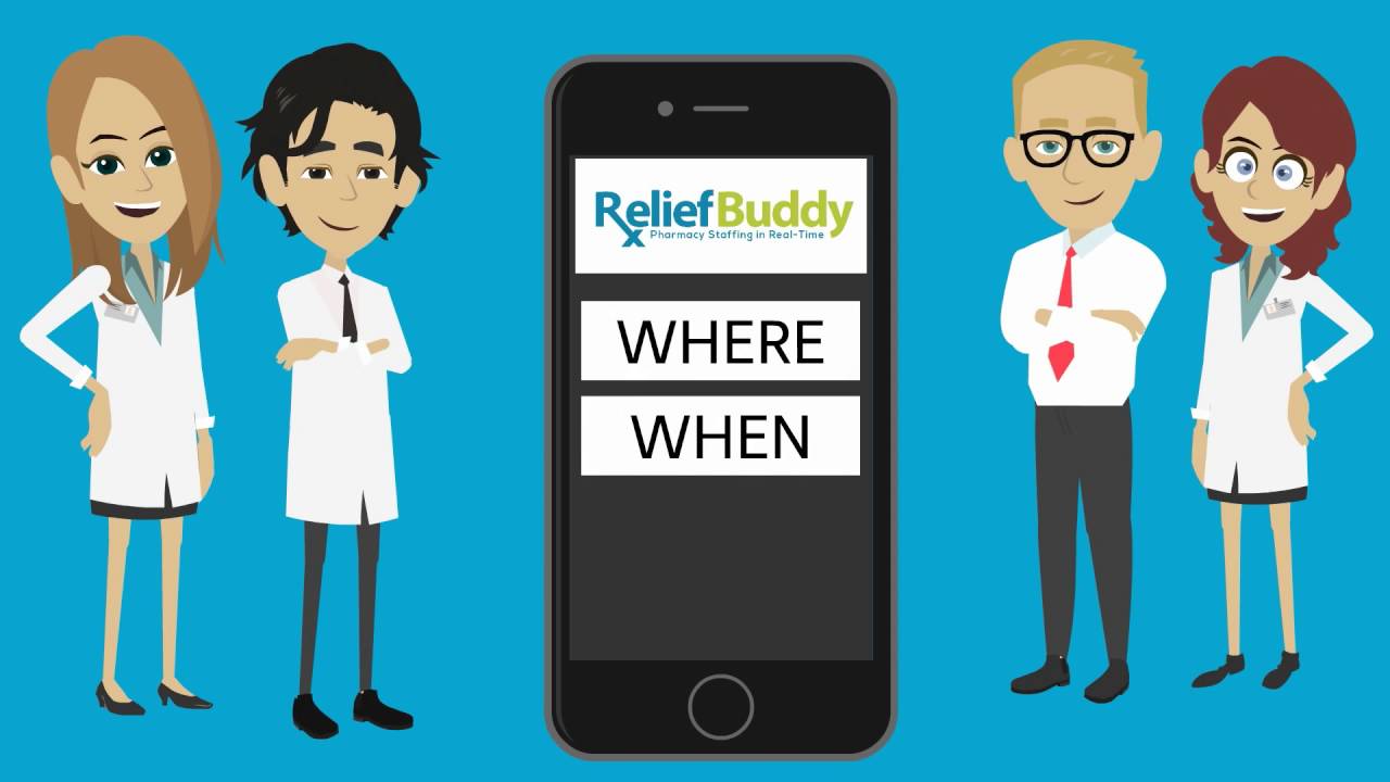 Relief Buddy (Pharmacy Staffing) - Explainer Video - YouTube