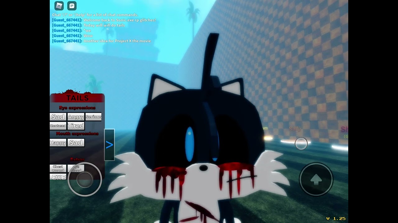 Sonic.exe rp glitches: Tails - YouTube