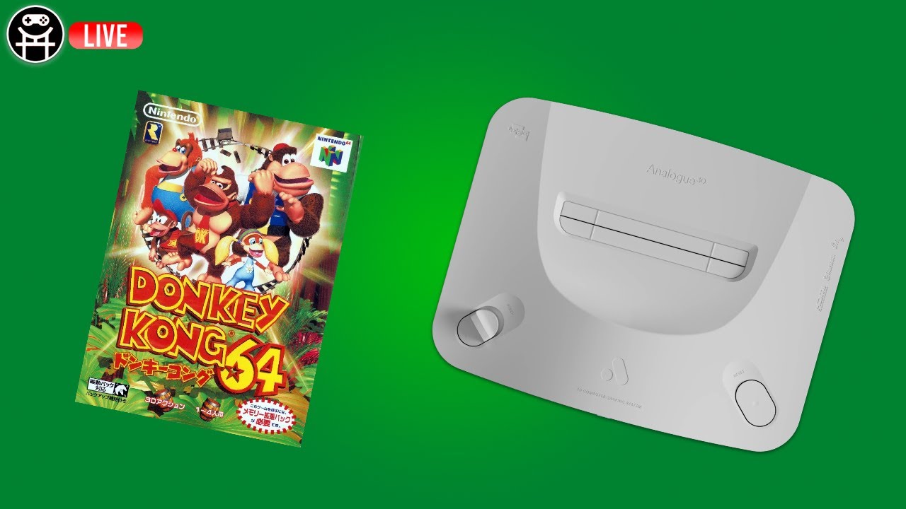 DONKEY KONG 64 - ANALOGUE 64 - CONTINUED - PART 8 - NINTENDO 64 FPGA ...