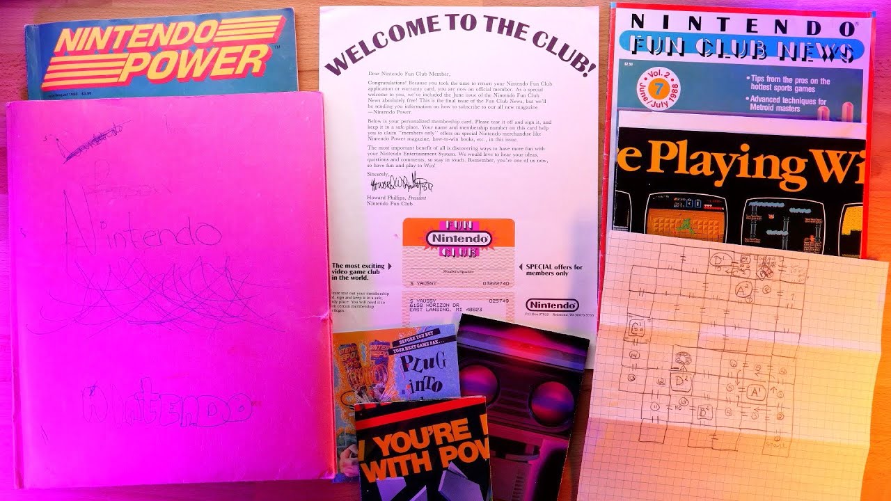 A Folder Full of Nintendo Memories Unearthed After 35 Years! | CGQ+ ...