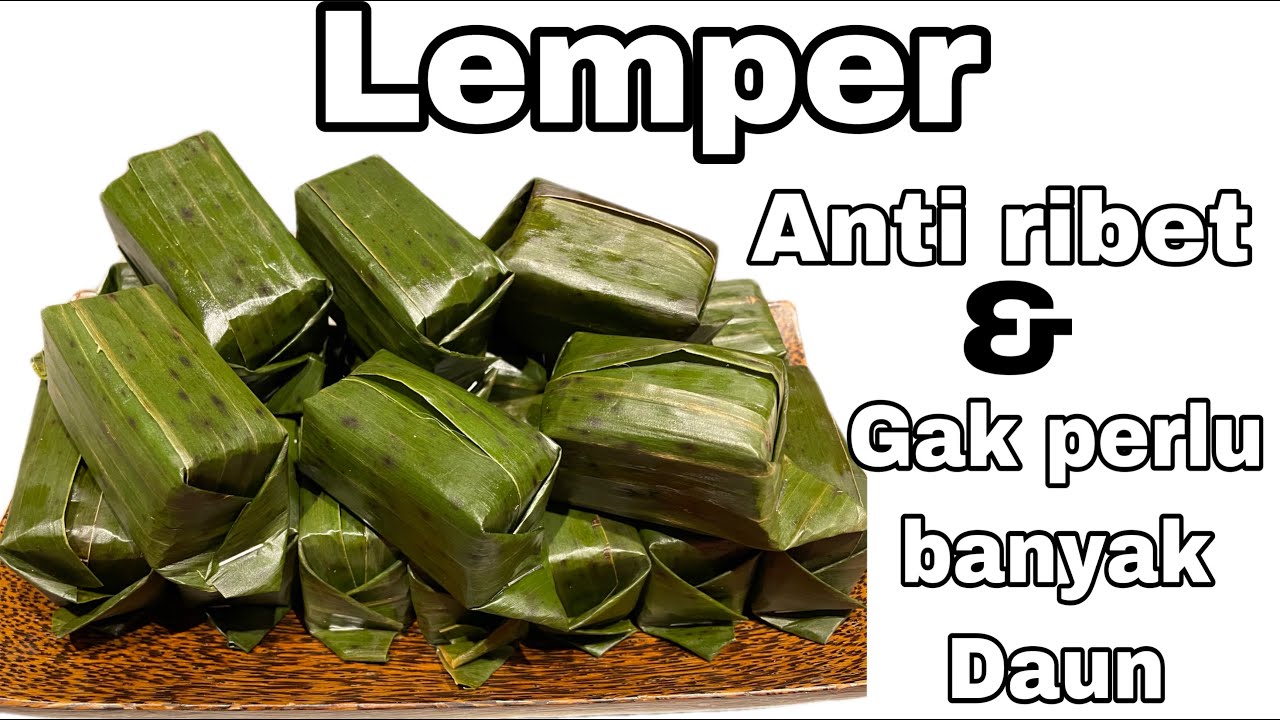 cara membuat lemper yang simple gak ribet dan gak perlu menggunakan ...