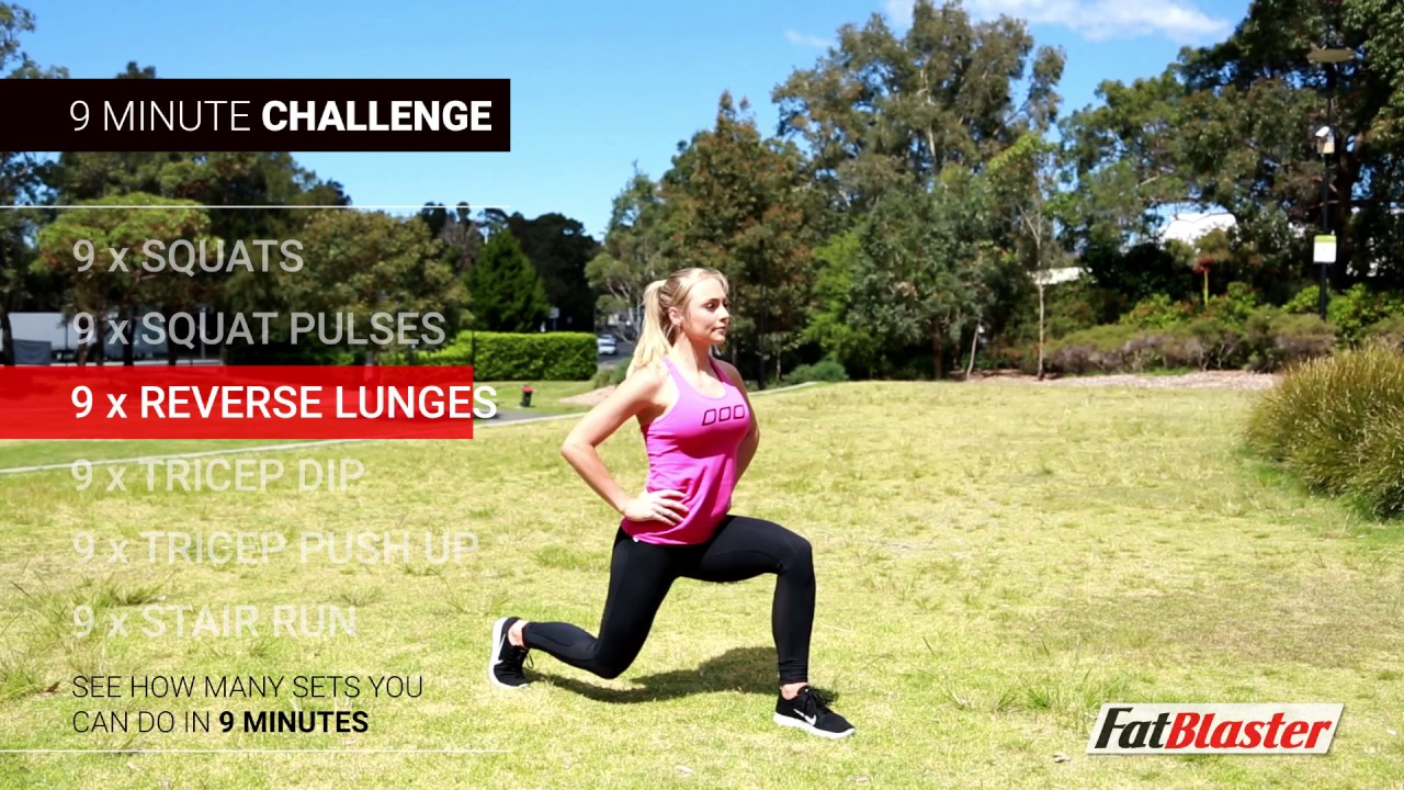 FatBlaster Workout Video 9 Minute Challenge - YouTube