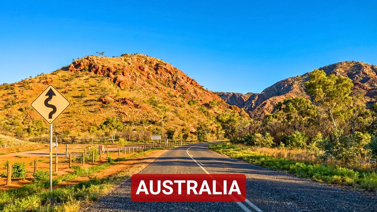 Macdonnell Ranges: Alice Springs to Standley Chasm - Australia Road Trip - YouTube