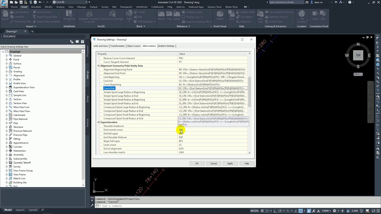 Add Radius Labels to Alignment Label Set - YouTube