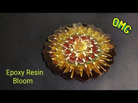 Beautiful Resin 3D Flower Bloom_Amazing Resin Flower_Epoxy - YouTube