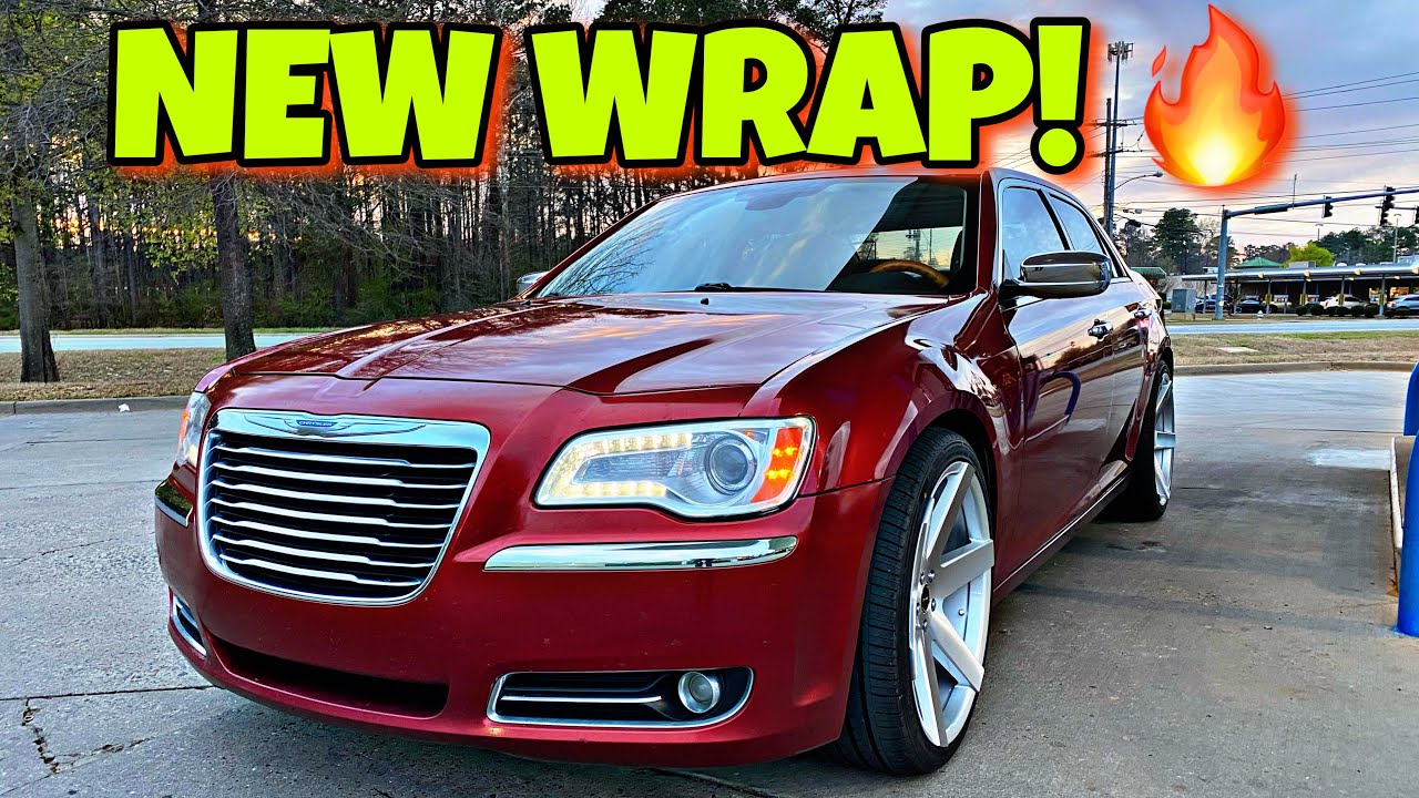 DELIVERED MY HEMI CHRYSLER 300 TO GET A CUSTOM WRAP‼️‼️‼️ 1 of 1 - YouTube