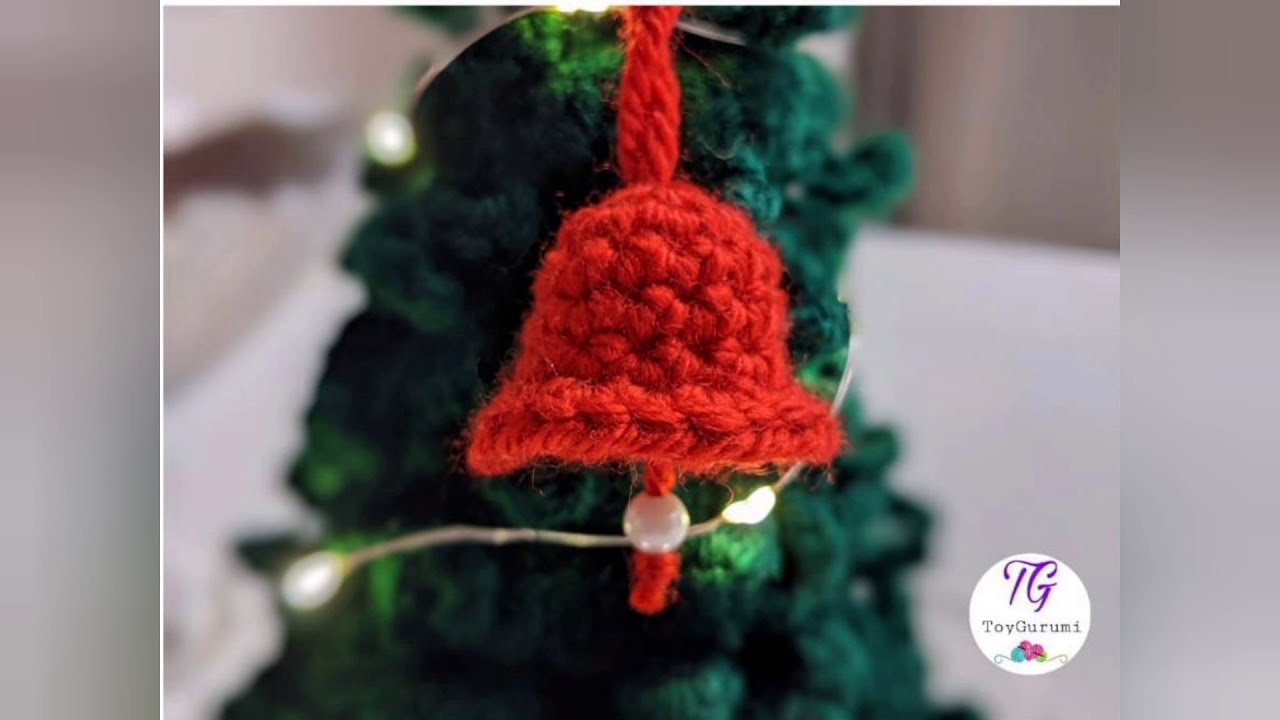 How to Crochet Bell | Crochet Miniature Bell | Crochet Christmas Bell ...