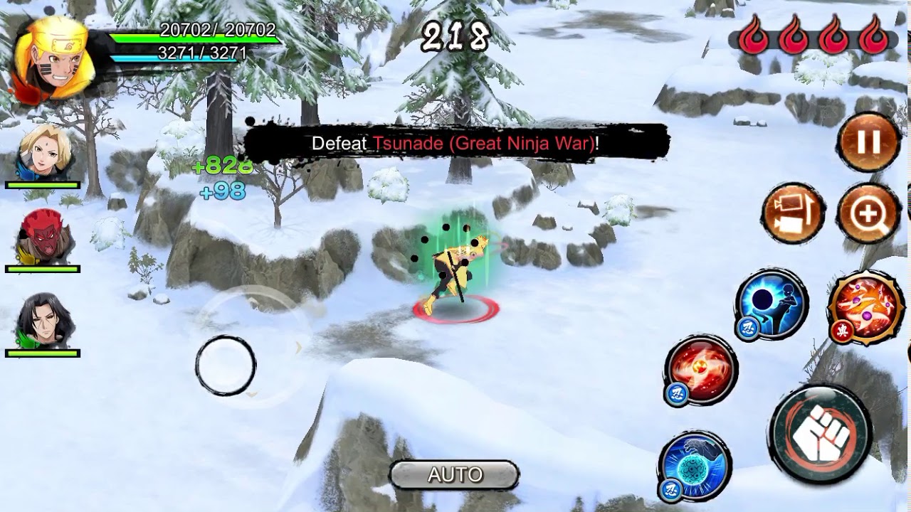 Solo in team attack mission with so6p naruto - YouTube