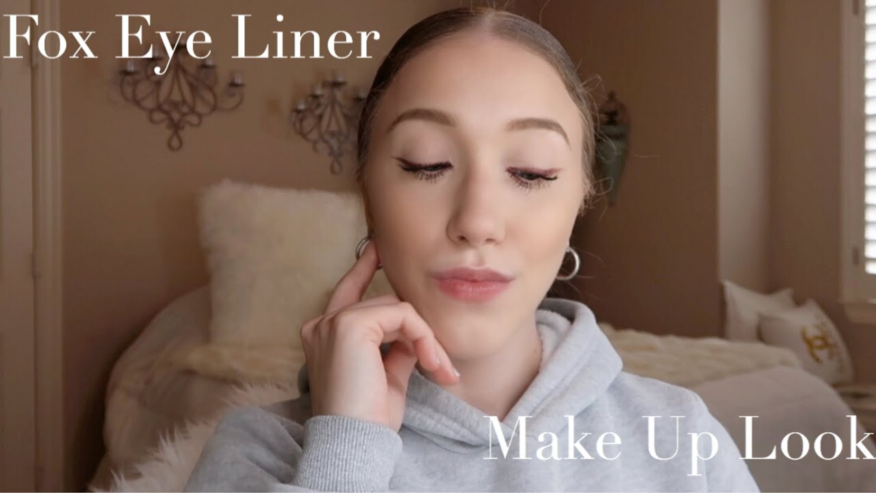FOX EYE LINER MAKE UP LOOK - YouTube