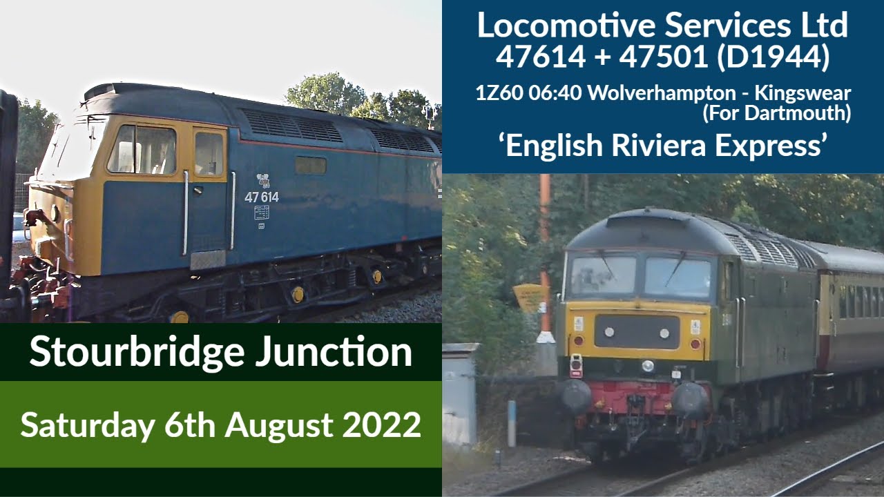 Locomotive Services Limited Class 47's 47614+47501 @ Stourbridge ...