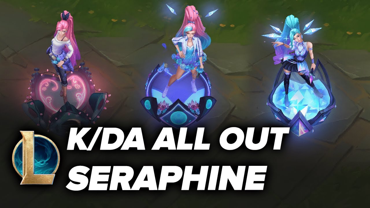 K/DA ALL OUT Seraphine - Kostüm Tanıtımı | League of Legends - YouTube