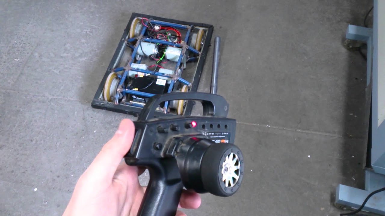 Heavy Duty Robot Chassis - differential steering test - YouTube