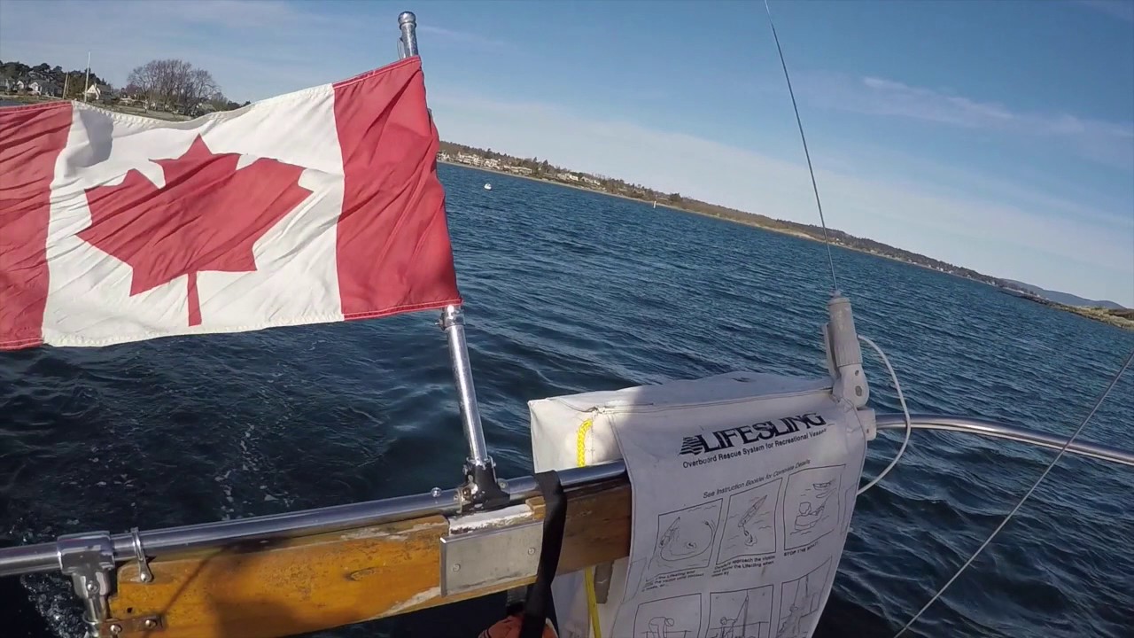 Winter sailing around Victoria BC - YouTube