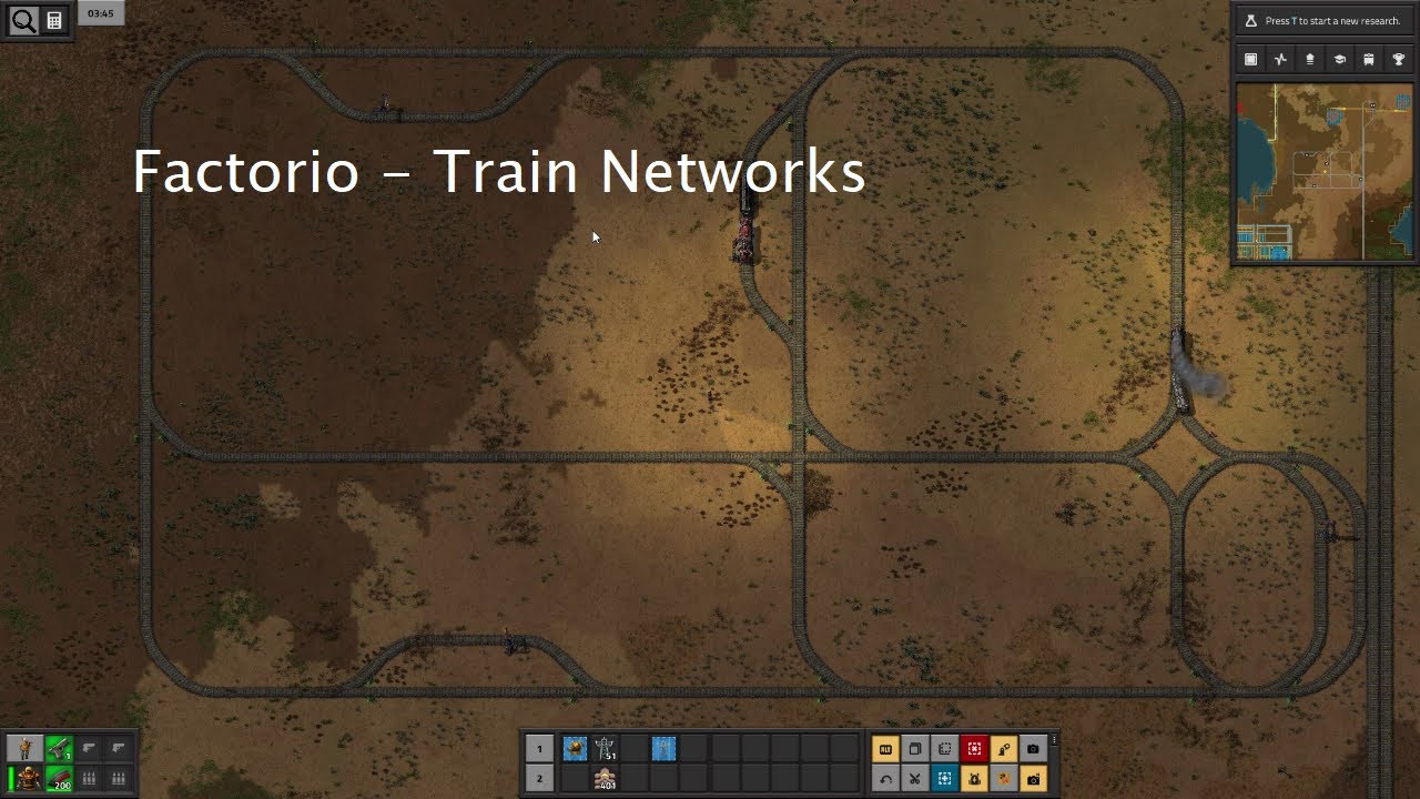 Factorio - Train Networks (with corrections) - YouTube