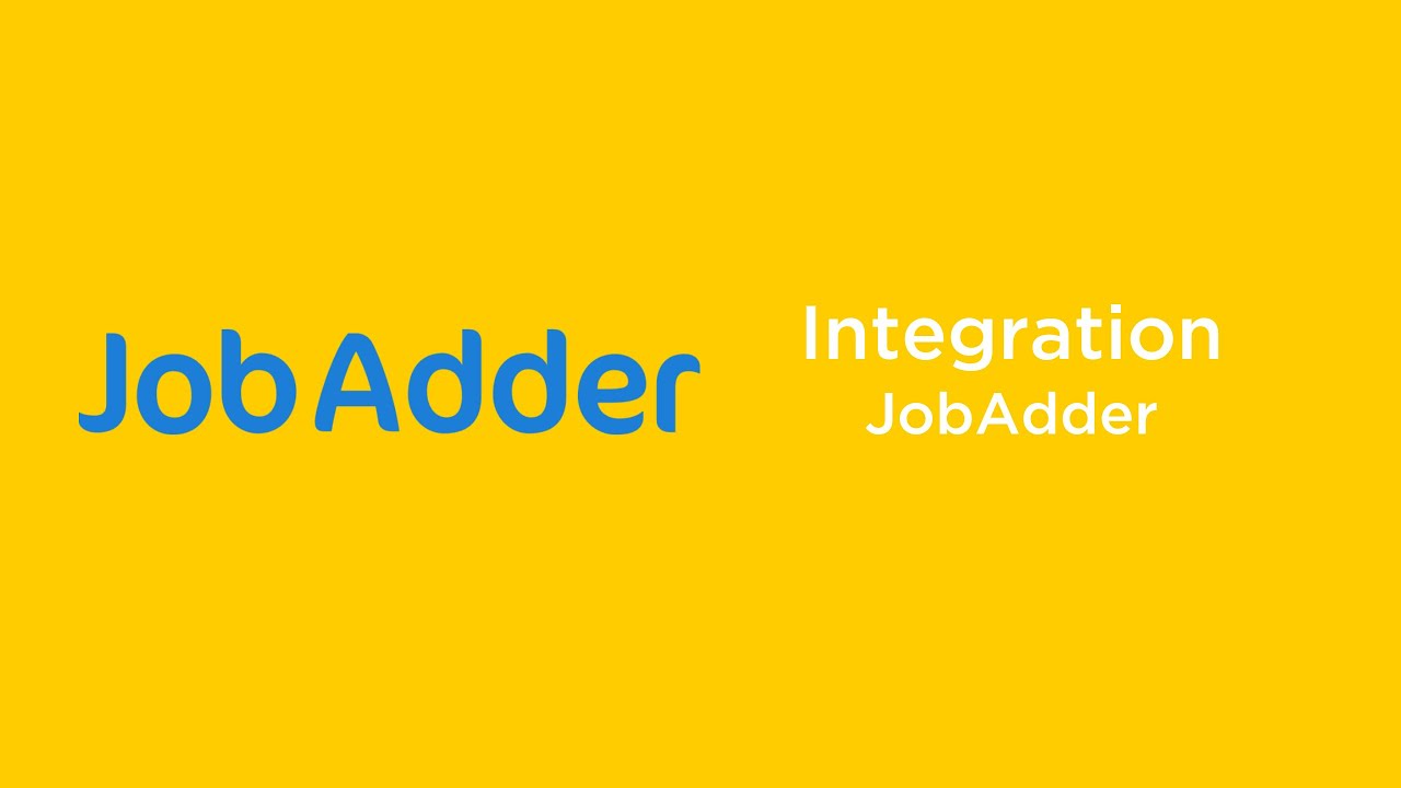 Integration with JobAdder - YouTube
