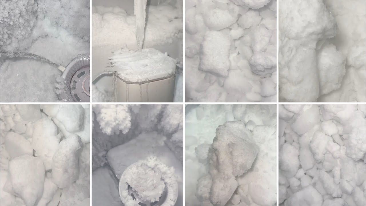 FREEZER FROST EATING / WHITE ICE EATING / ASMR - YouTube