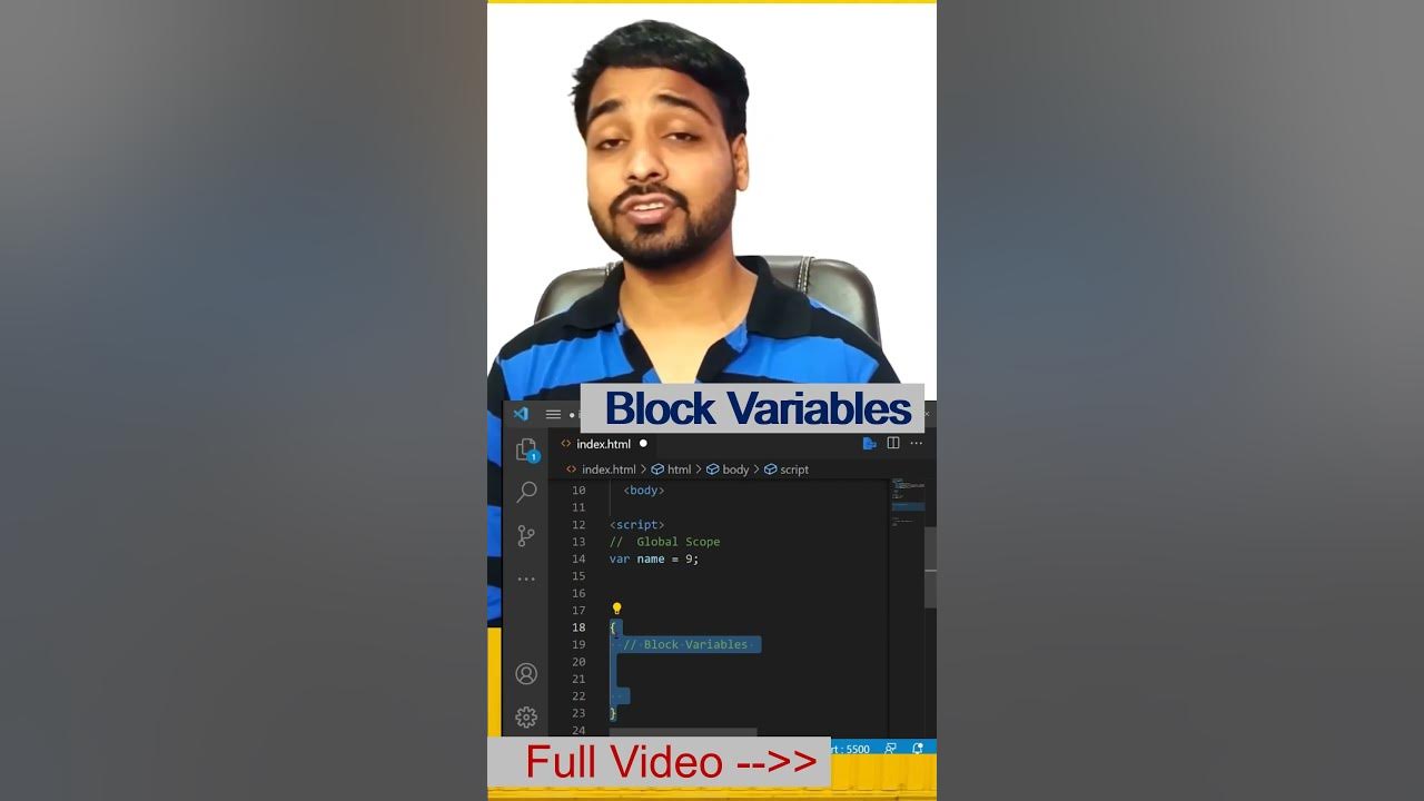Block Variables In Javascript - YouTube