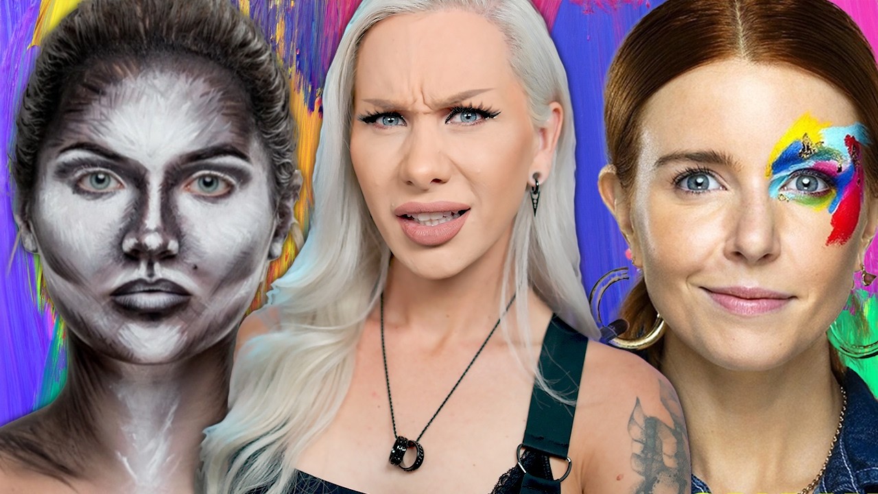 is this the worst makeup you've ever seen!? Netflix Glow Up - YouTube