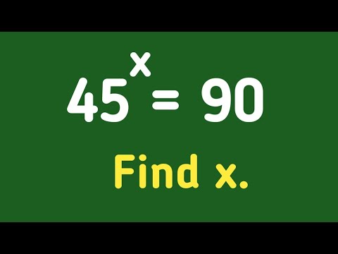 Nice Exponent Math Simplification || Solve for x. - YouTube