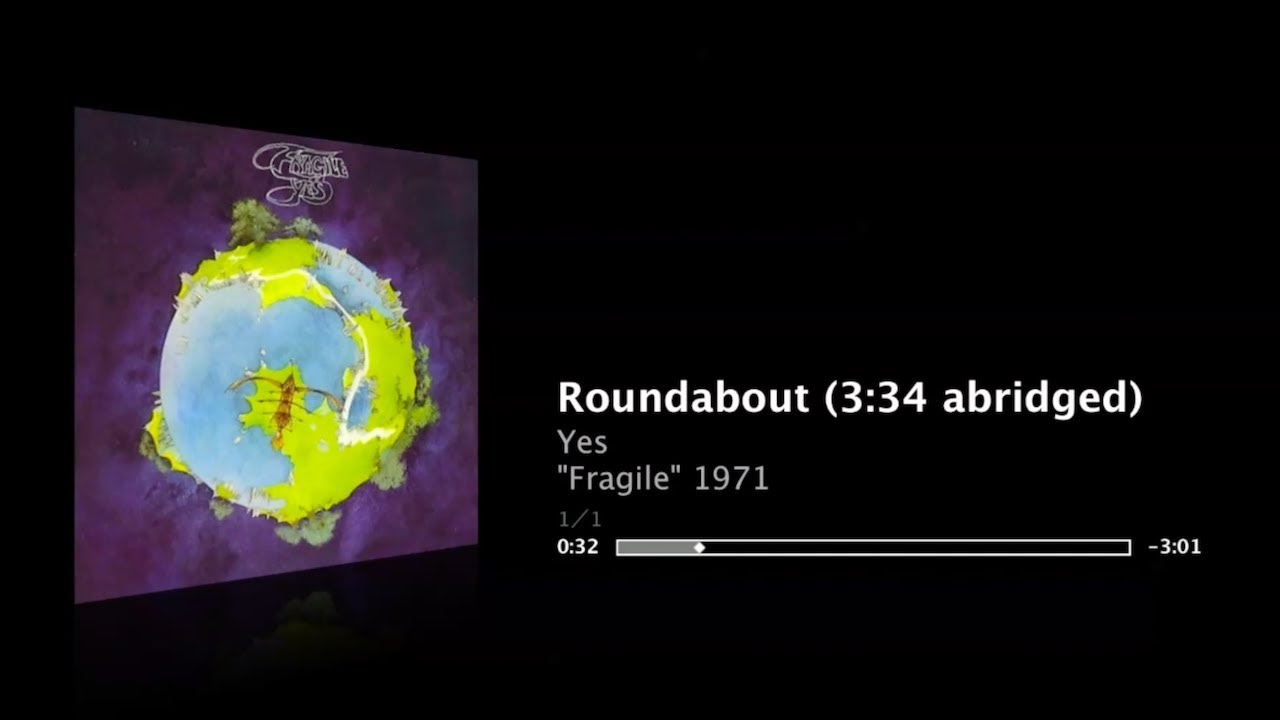 Yes - 3:34 - Roundabout (Short Version) / "Fragile" 1971 - YouTube